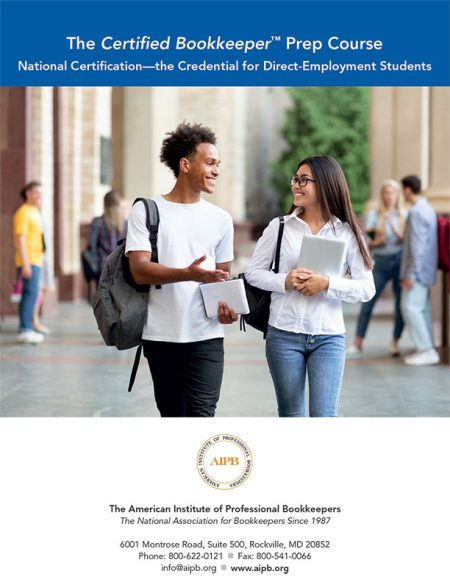 The Certified Bookkeeper (CB) Course for AA Programs