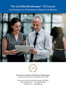 The Certified Bookkeeper (CB) Course for CE Programs