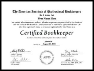 AIPB’s Certified Bookkeeper (CB) Online Course - American Institute of ...